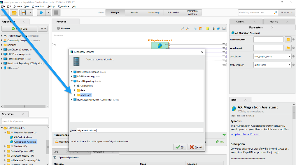 AX Migration Assistant User Guide - Altair RapidMiner Documentation