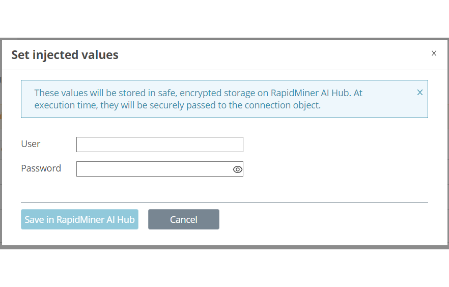 Usage And Injection RapidMiner Documentation
